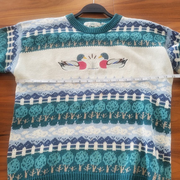 Orvis | Sweaters | Vintage Orvis Duck Pond Sweater L Crewneck ...